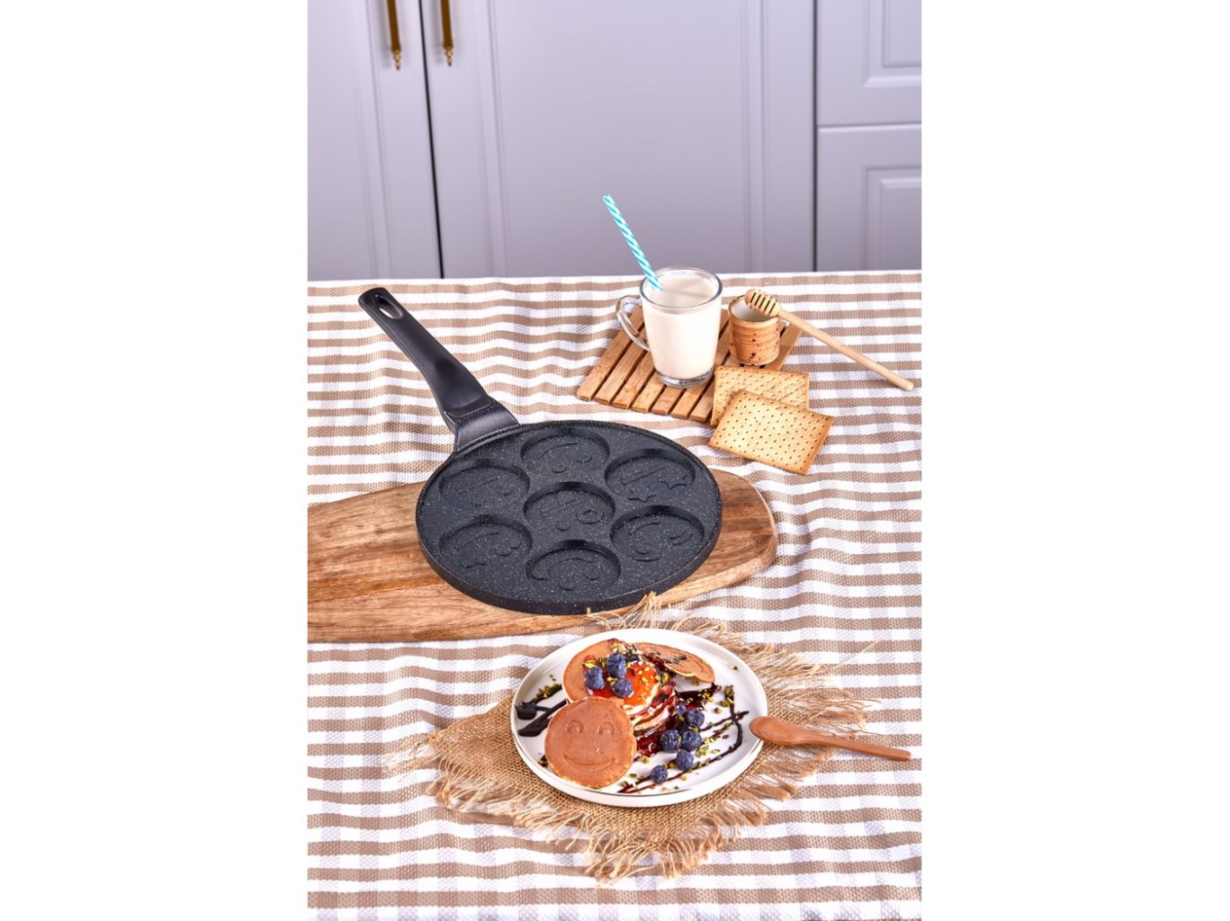 FORZA DÖKÜM GRANİT PANCAKE TAVASI - Renoir Home